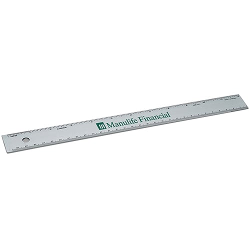 Alumicolor 12" Non-Slip Straight Edge Aluminum Ruler Promotional ...