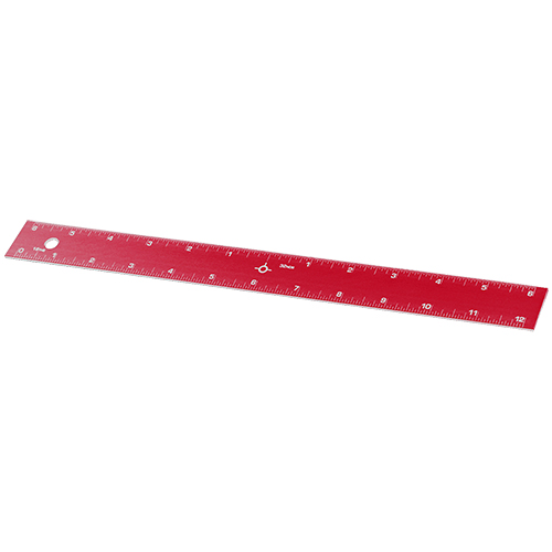 Alumicolor 12" Straight Edge Aluminum Ruler with Center-Finding Back ...
