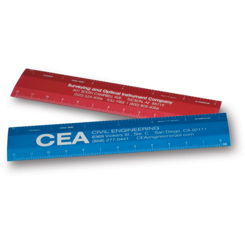 Alumicolor 6" 4 Bevel Engineer Scale Promotional Product, Available in ...