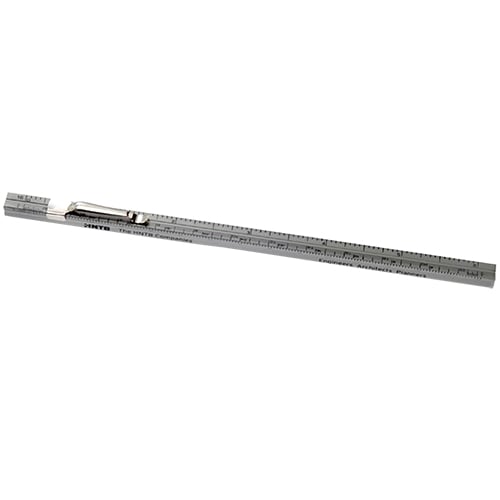 Alumicolor 6" Architect Pocket Scale with Pocket Clip Promotional ...