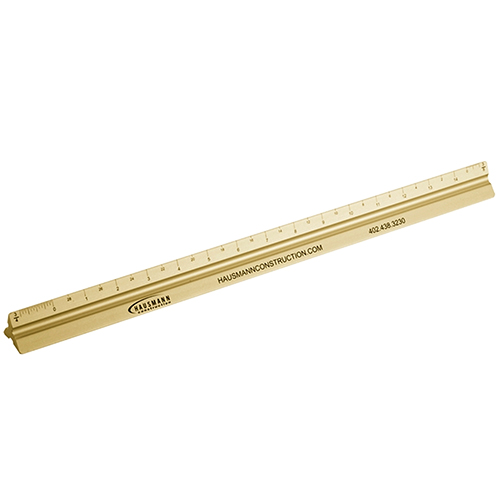 Alumicolor 12" Architect Solid Scale - Aluminum Promotional Product ...