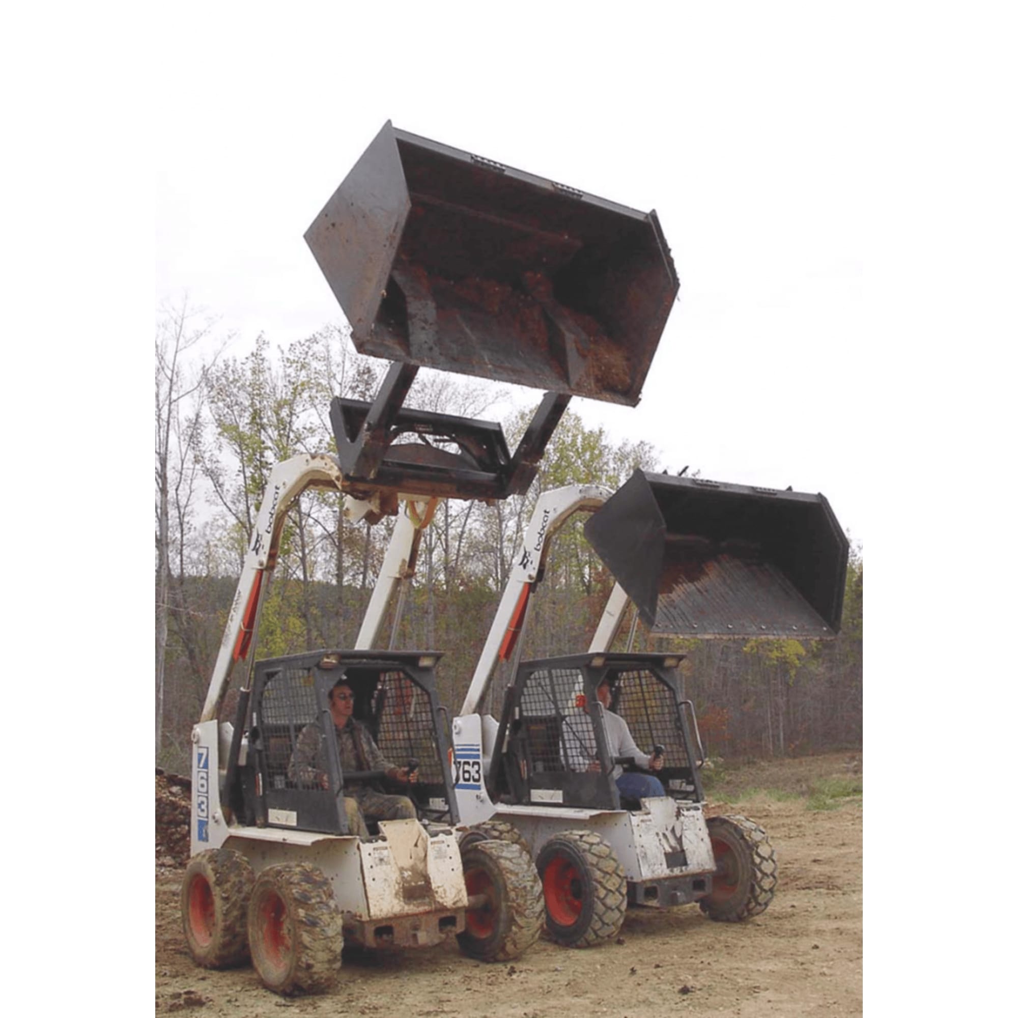 Blue Diamond Front Dump Buckets - (4 Sizes Available) - EngineerSupply