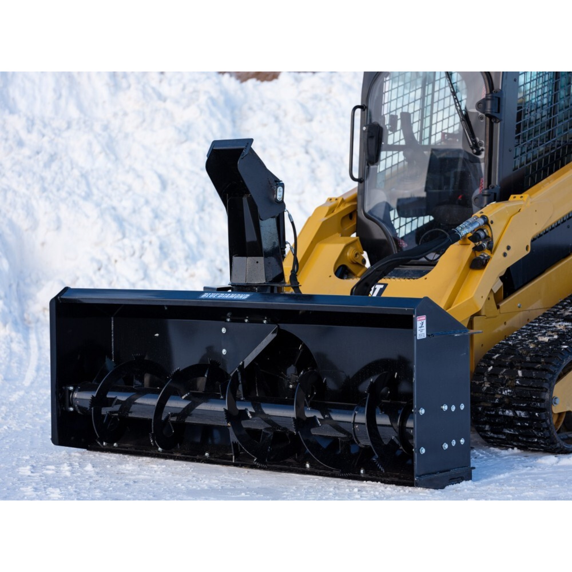 Blue Diamond 68" Extreme Duty Skid Steer Snow Blower 21-23 GPM Includes ...