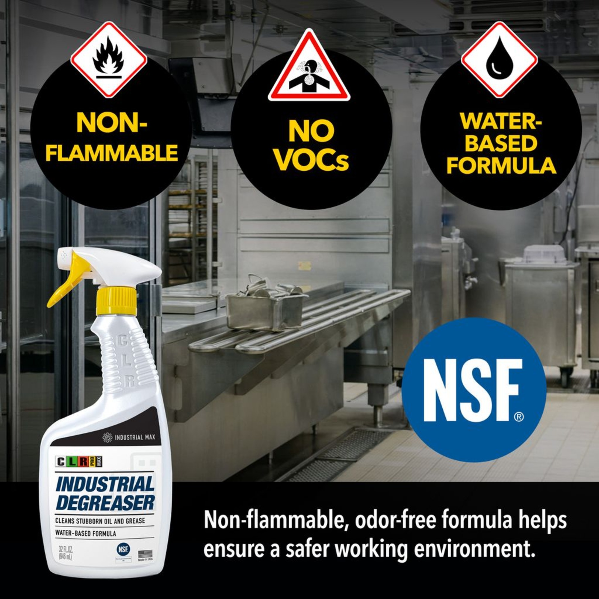 CLR PRO MAX Industrial Degreaser - (3 Options Available) - EngineerSupply