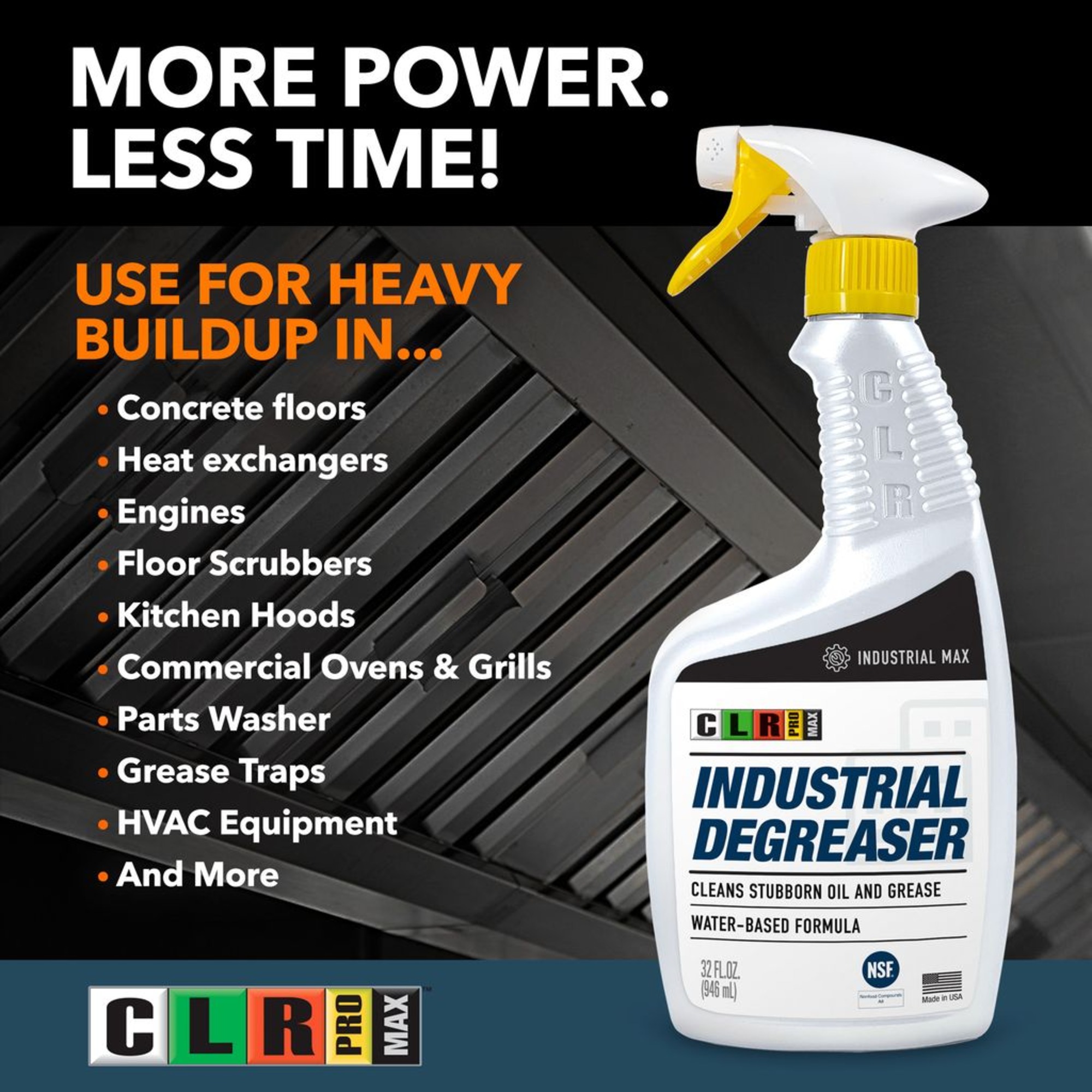 CLR PRO MAX Industrial Degreaser - (3 Options Available) - EngineerSupply