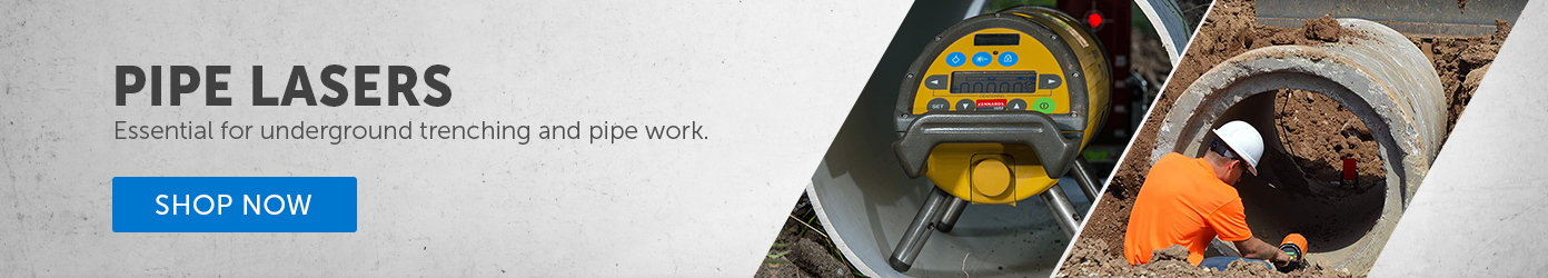 Pipe Lasers, Topcon Pipe Lasers, AGL Pipe Lasers, Trenching Lasers ...