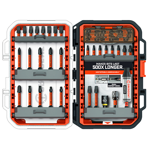 Crescent Tools 45 Pcs. VORTEX Bit Holder Fastening Set - CAVBHSET-45 ...