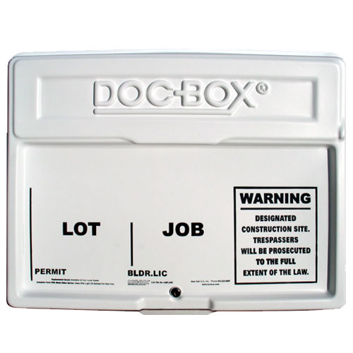 Doc-Box with Lock Permit Holder Box Model 10103 Permit Box, Permit ...