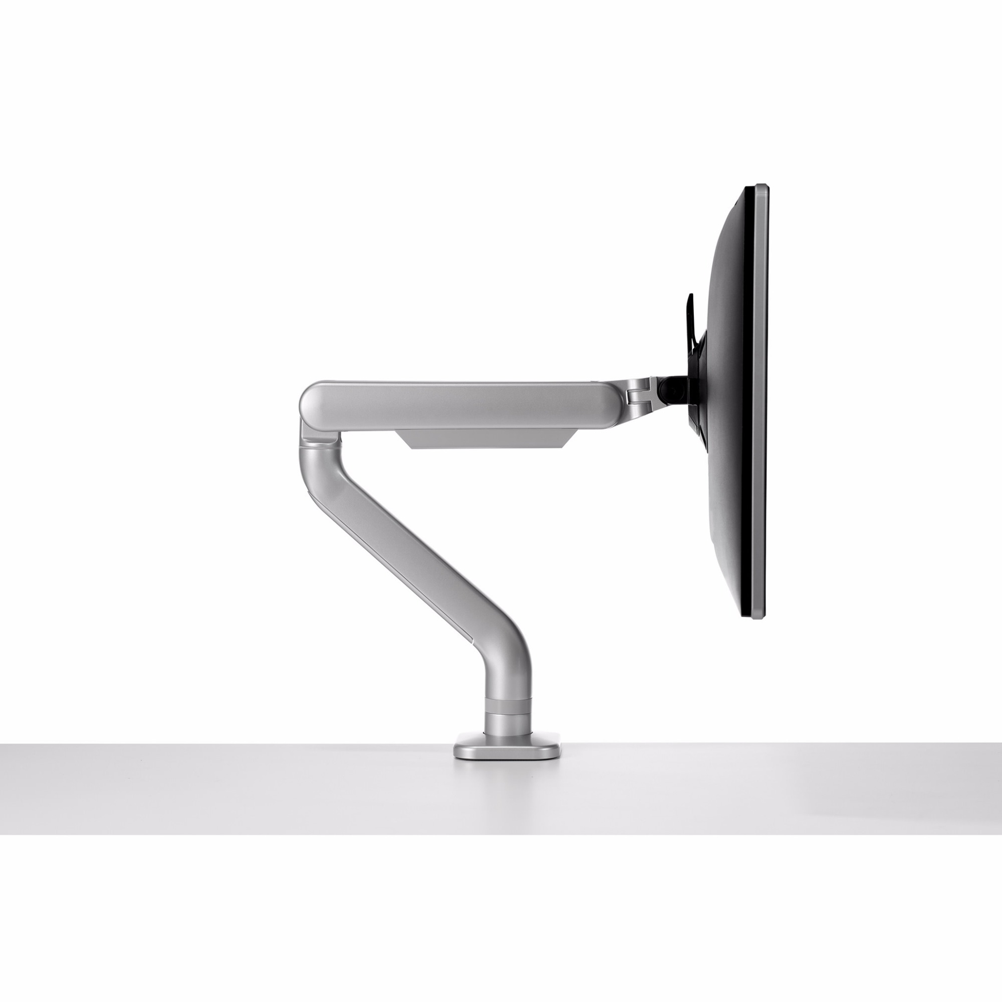 Fellowes Kata Series Single Monitor Arm w/Desk Clamp or Grommet Mount ...