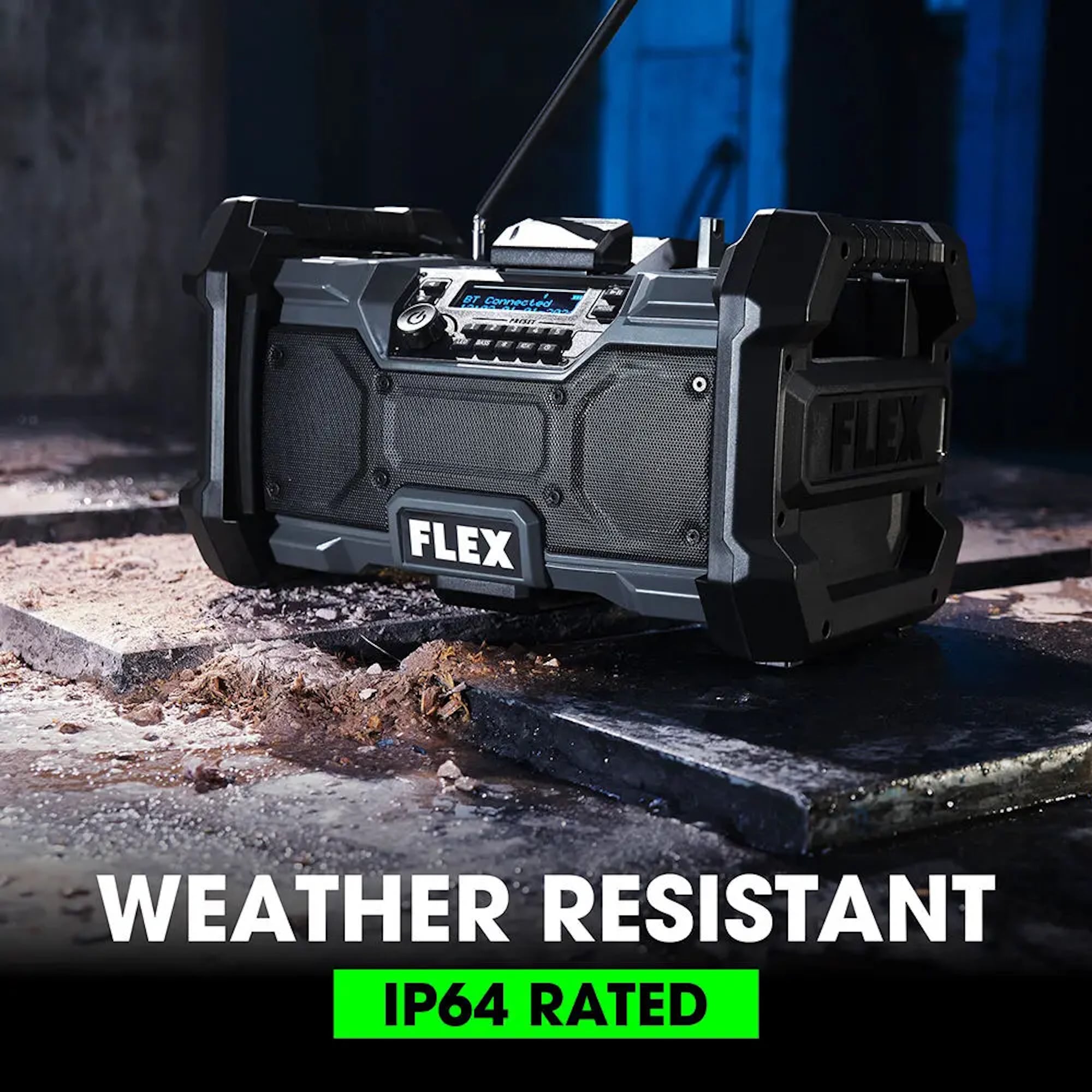 Flex Tools 24V Jobsite Radio (Tool Only) - FX5351-Z - EngineerSupply