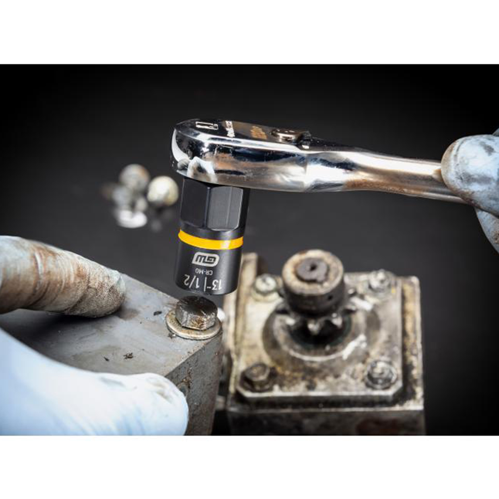 Gearwrench 1/4" & 3/8" Drive Bolt Biter Impact Extraction Socket Sets - (2 Options Available ...