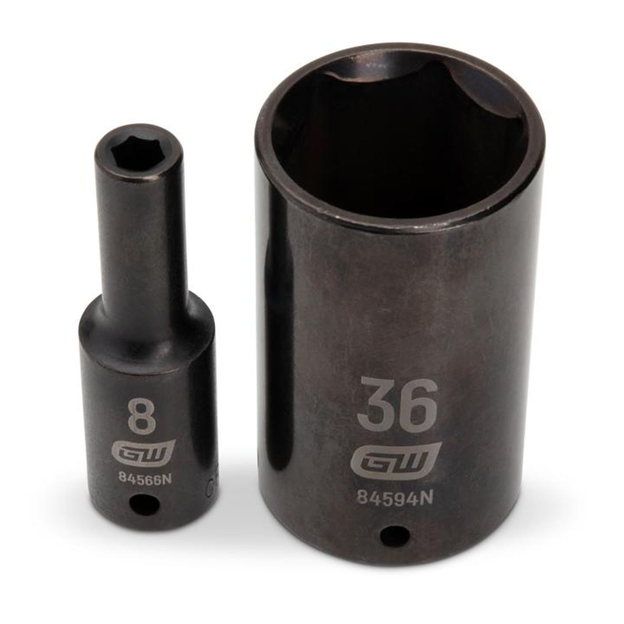 Gearwrench 1/2" Drive 6 Point Standard/Deep Impact Socket Sets (SAE ...