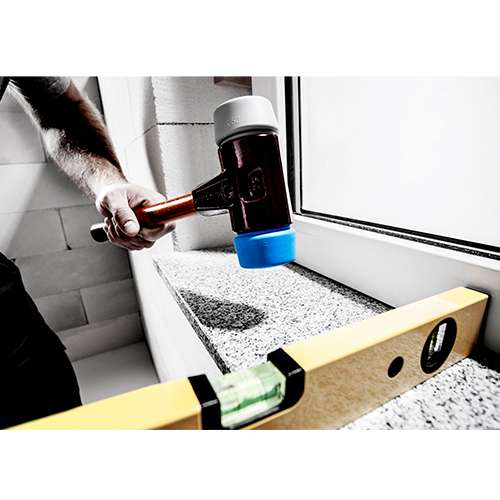 Halder Simplex Mallet with Soft Blue & Grey Rubber Inserts, Non-Marring ...