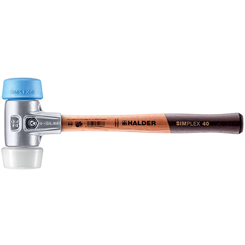 Halder Simplex Mallet w/ Oversized Soft Blue Rubber, Non-Marring ...