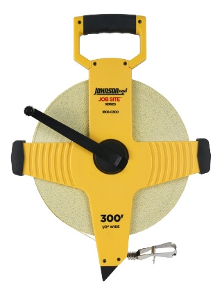 Fiberglass tape in surveying store