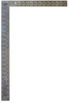 Johnson 16" x 24" Big J Pro Stainless Framing Square (CS12 ...