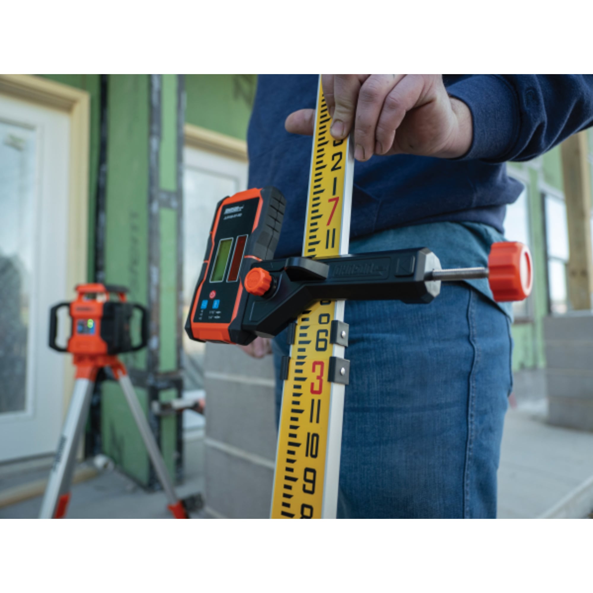 Johnson Level Magnetic Universal Green & Red Rotary Laser Detector ...
