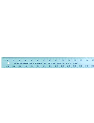 Johnson Level 48" Aluminum Straight Edge – J48 - EngineerSupply