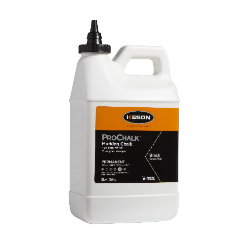 Keson 3 lbs Prochalk Permanent Marking Chalk -Case of 6 - Black ...