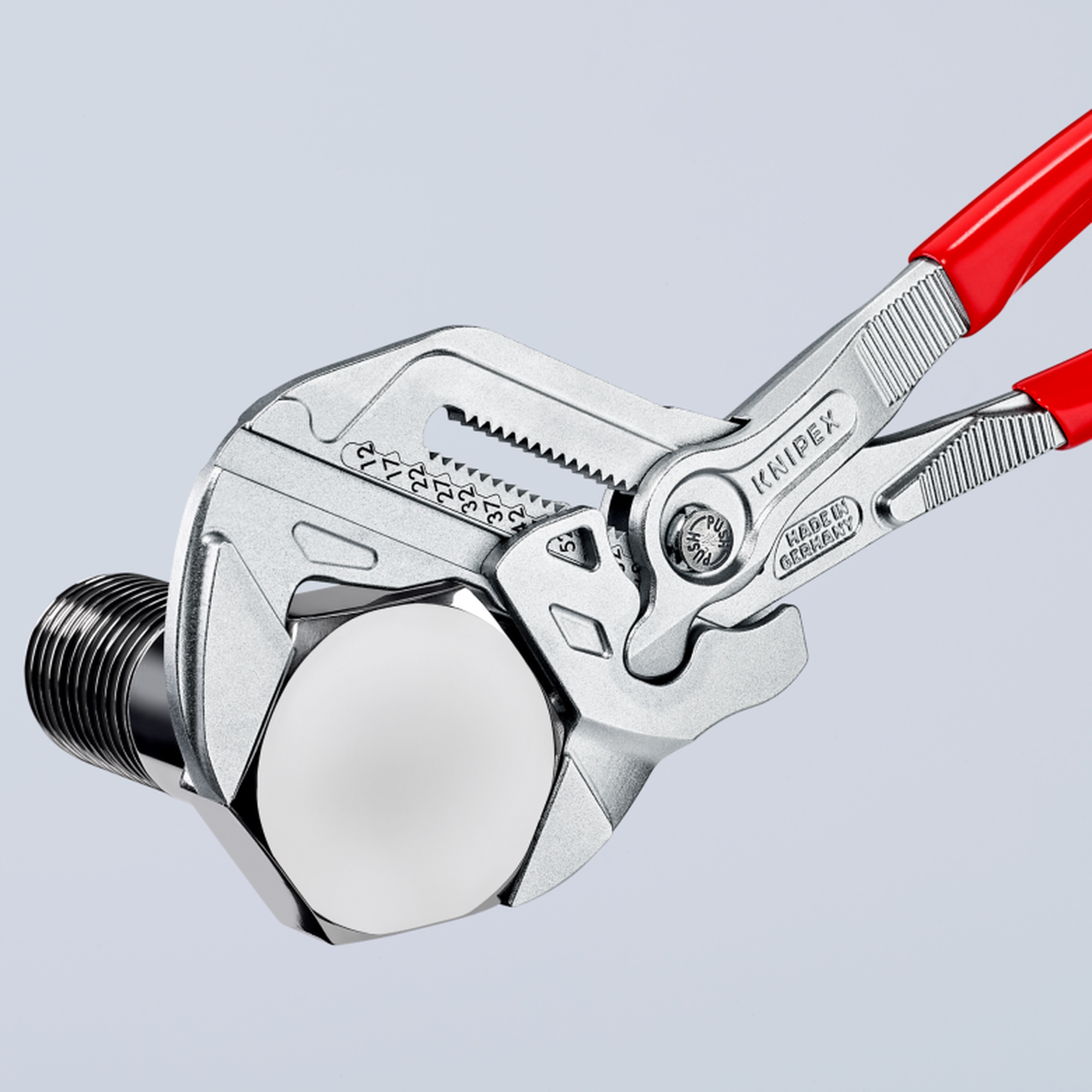 Knipex 12" Pliers Wrench - 86 03 300 - EngineerSupply