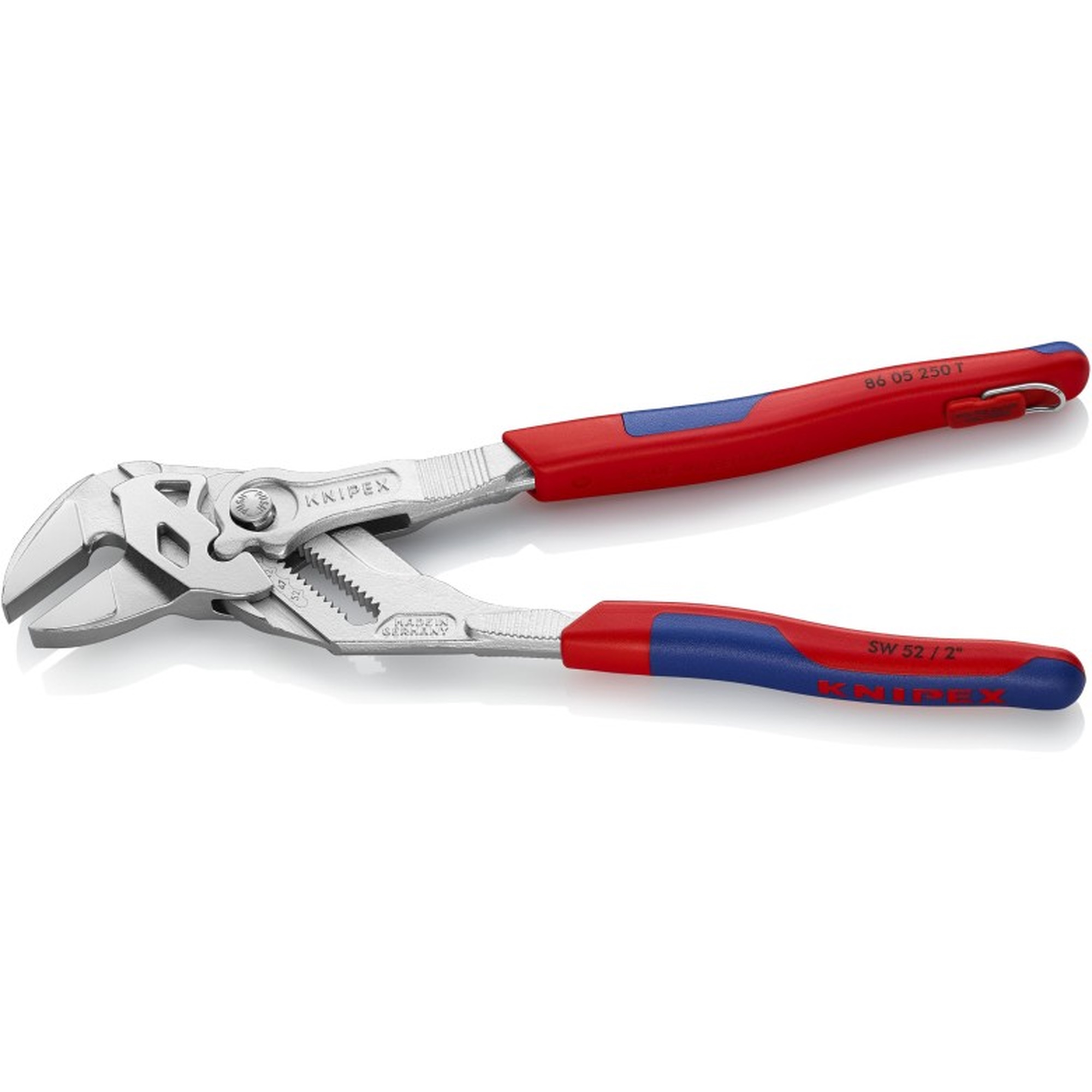 Knipex 10" Pliers Wrench-Tethered Attachment - 86 05 250 T BKA ...