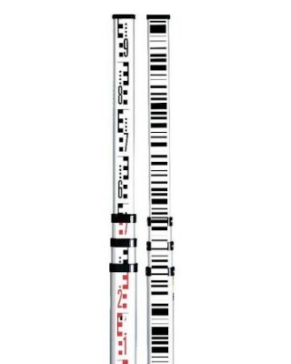 Leica 764452 - GSS113 Fiberglass Dual-Face Telescoping Leveling Staff ...