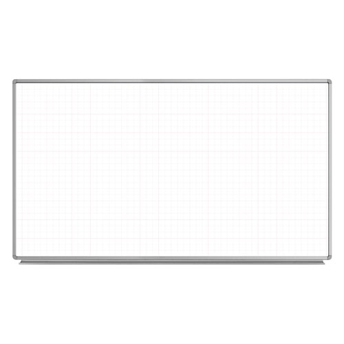 Luxor 72” x 40” Wall-Mounted Magnetic Ghost Grid Whiteboard - WB7240LB ...