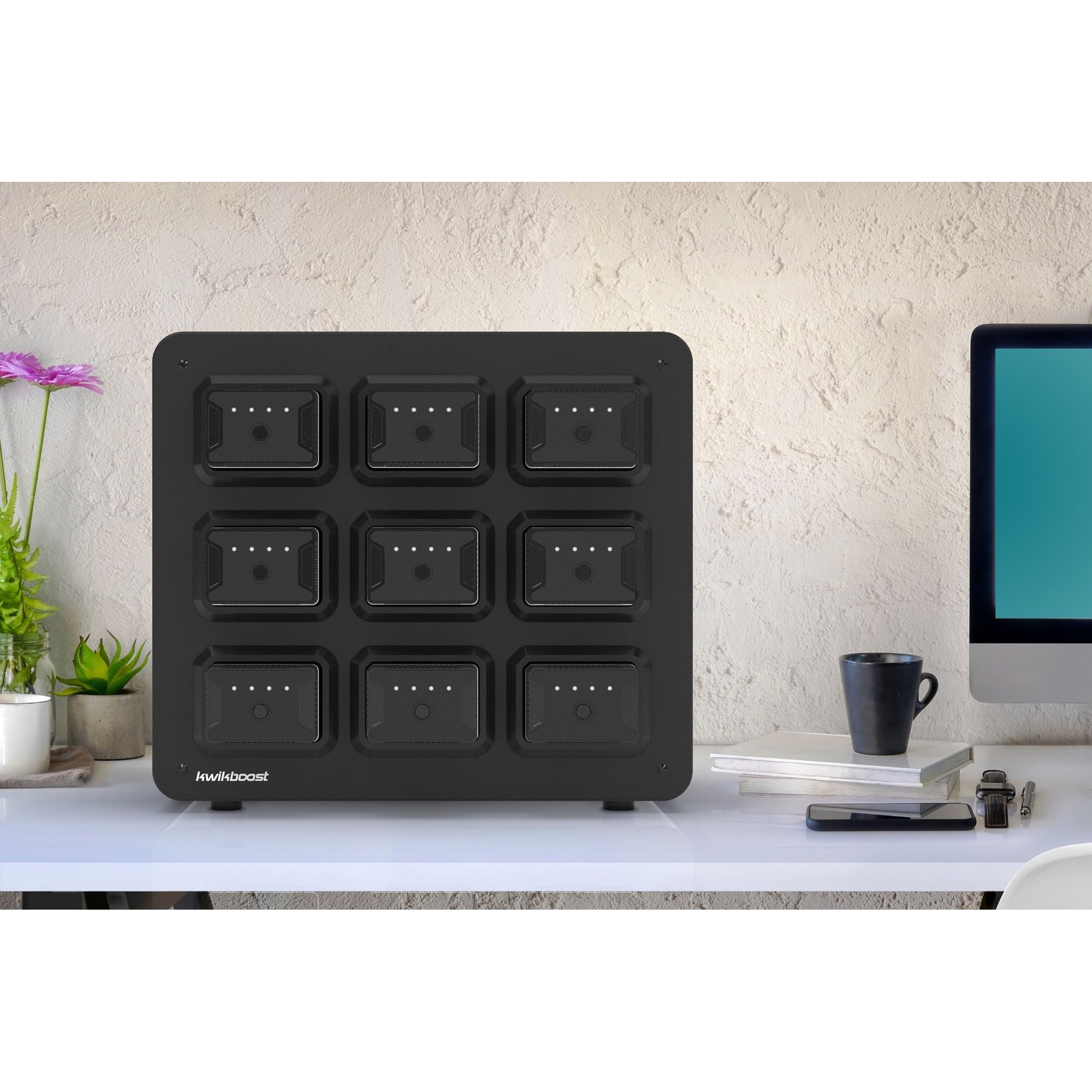Luxor KwikBoost EdgePower® 9-Bay Base Charging Station - KBEP-BASE9 ...