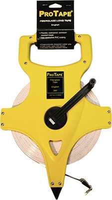ProTape 200' Fiberglass Blade Measuring Tape - EngineerSupply