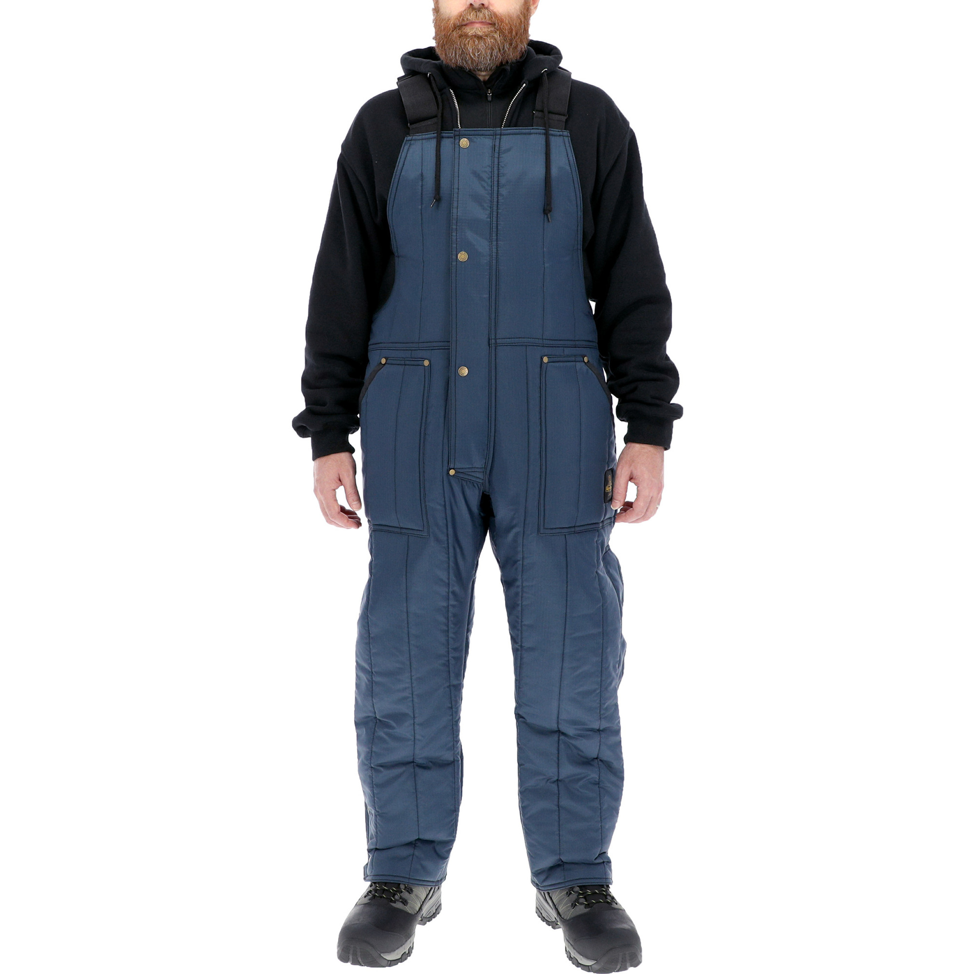 RefrigiWear Cooler Wear Bib Overalls (Comfort Rating 10F) Navy - (8 ...
