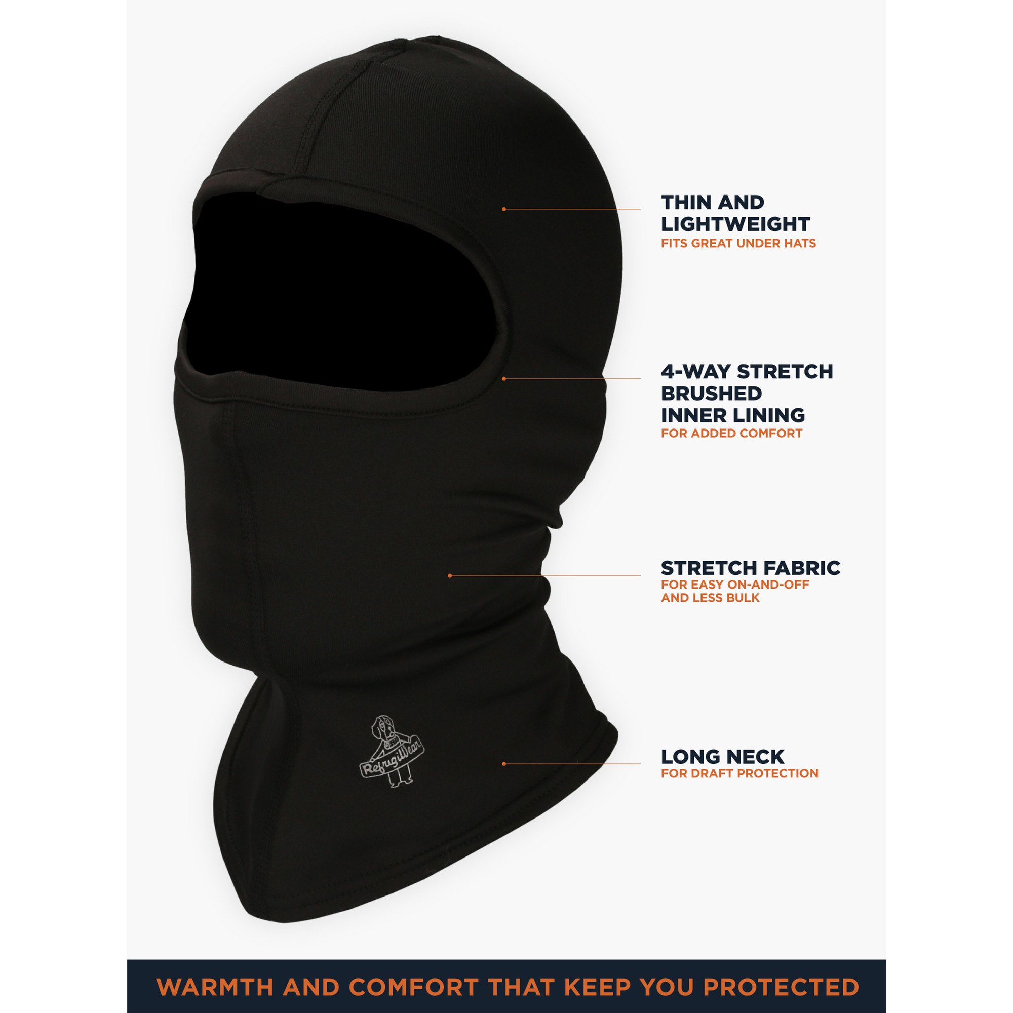 RefrigiWear Flex-Wear Open Hole Mask (One Size Fits All) - (3 Colors ...