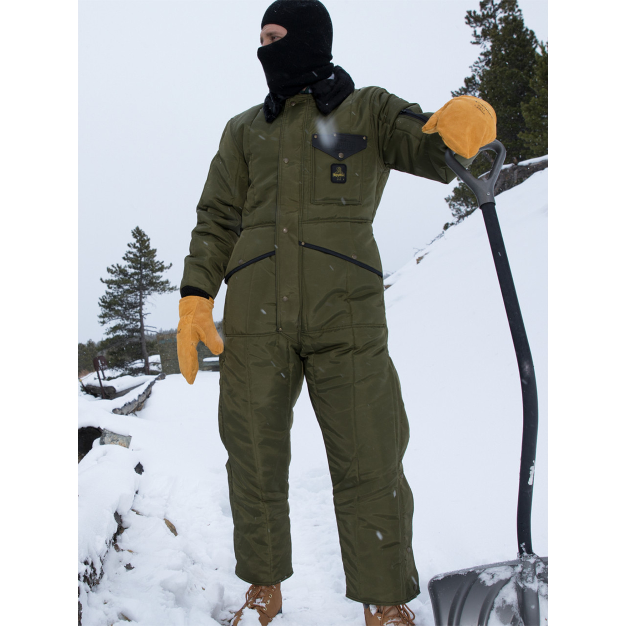 RefrigiWear Iron-Tuff Coveralls (Comfort Rating -50F) - Tall Fit, Sage ...