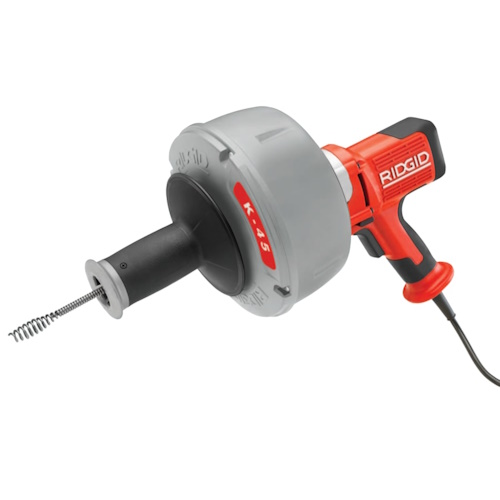 Ridgid K-45 Sink Machine, 600 RPM, 3/4 in to 3 in Drain/Pipe, Includes ...