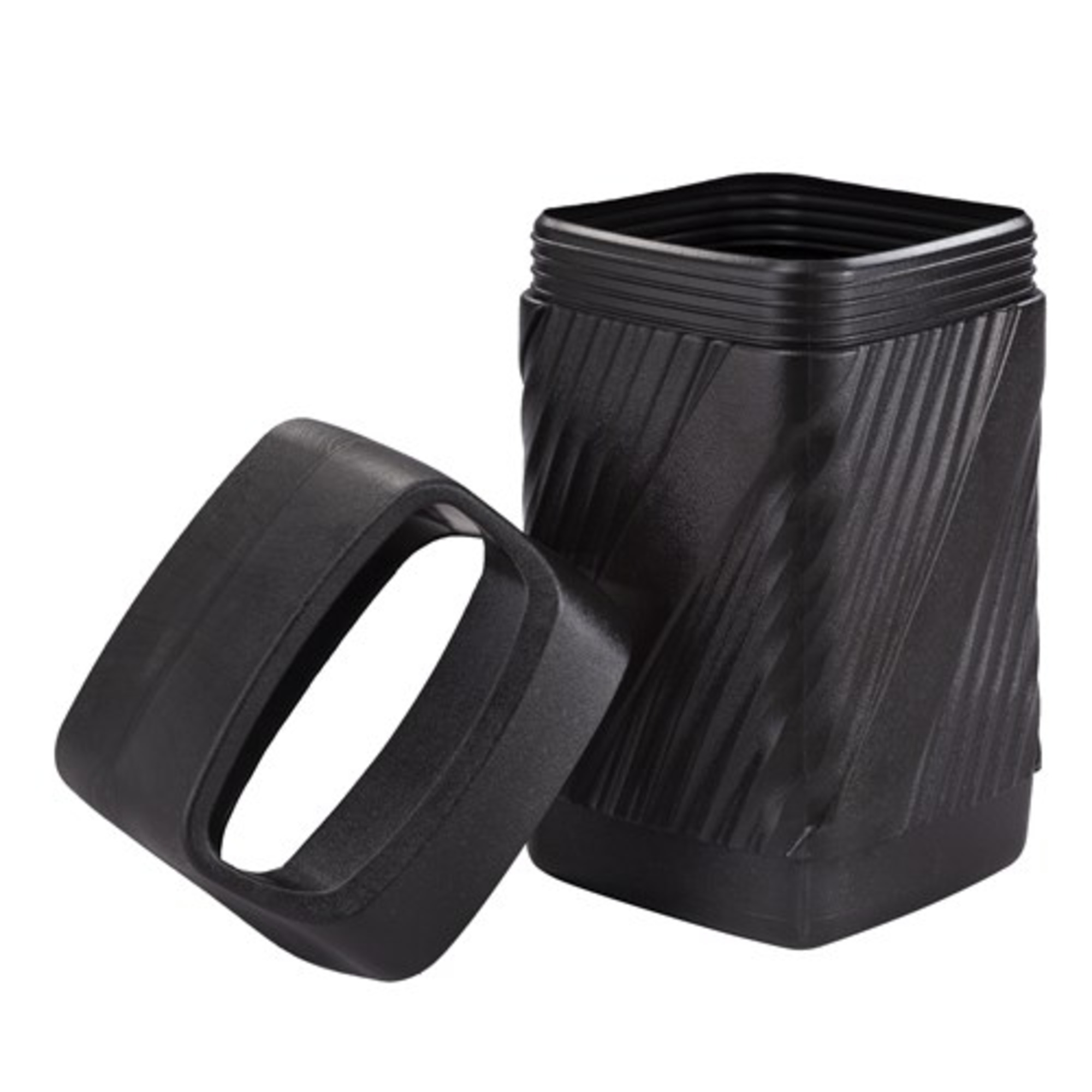 Safco Twist Waste Receptacle - Closed Top - 9371BL - EngineerSupply