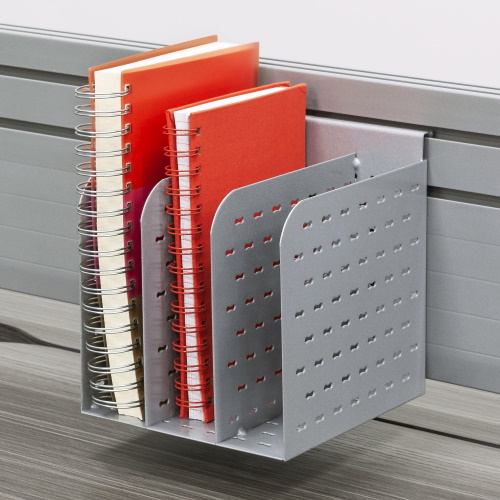 Safco EVEN, File Folder or Paper Holder, Silver - LDFH1SLV - EngineerSupply