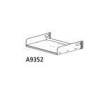 Safco Techworks Storage Center, Stationary Shelf, 4-3/4"H Sides - A9352 ...