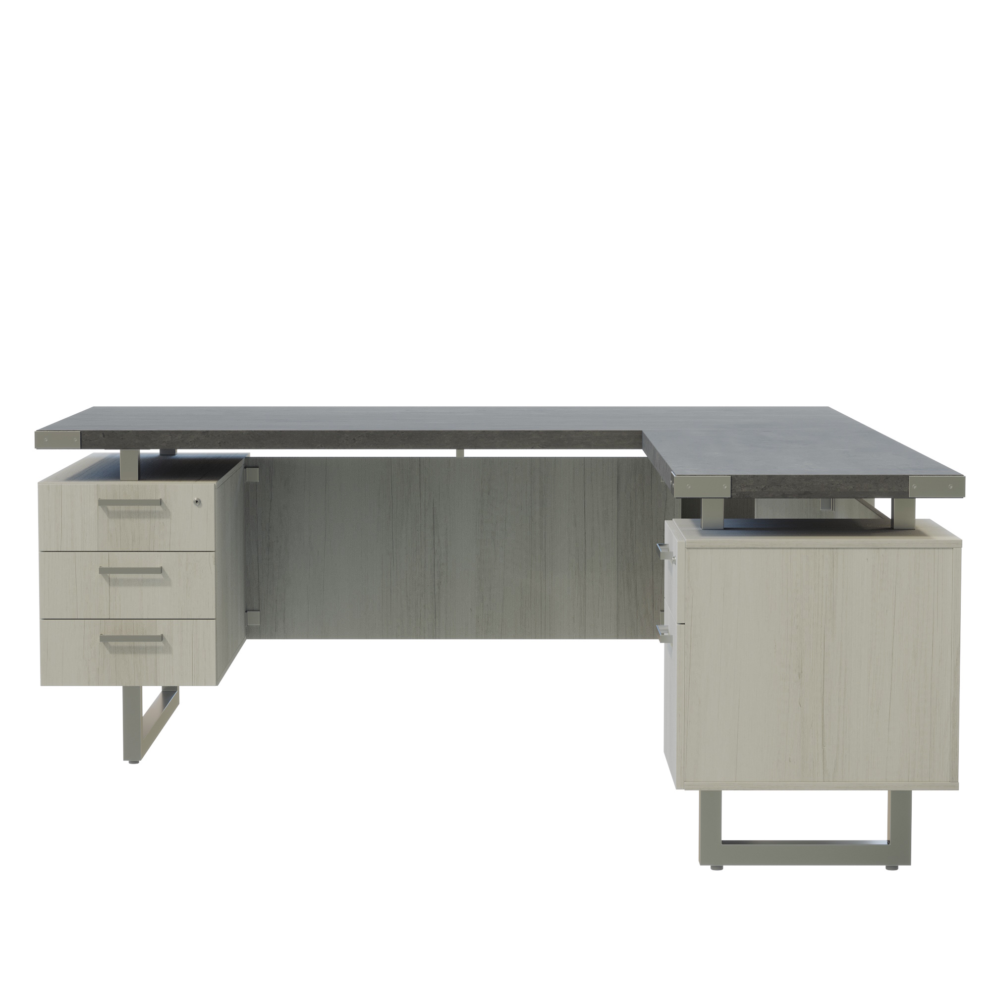 Safco Mirella L Shaped Configuration Desk Bbb Bf Engineersupply