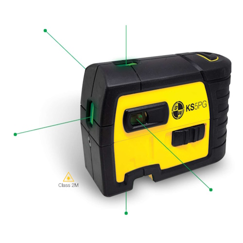 SitePro 5-Point Green Beam Laser - KS5PG - EngineerSupply