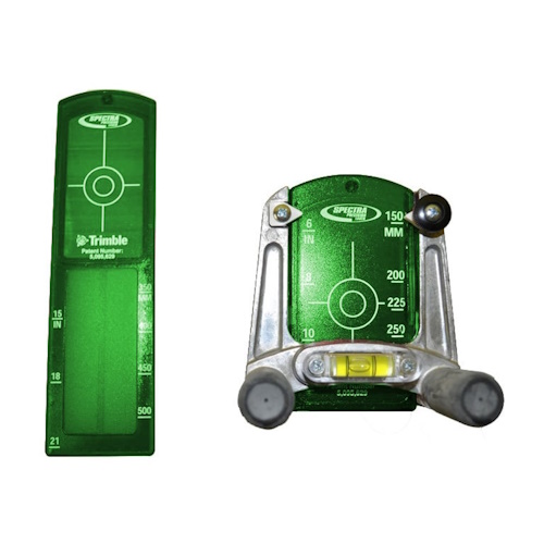 Spectra Precision In-pipe Target w/ 2 Plates, Optically Enhanced, Green ...
