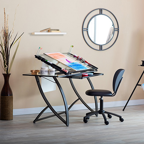 Studio Designs Futura Luxe Drawing and Craft Table With Drawer and ...
