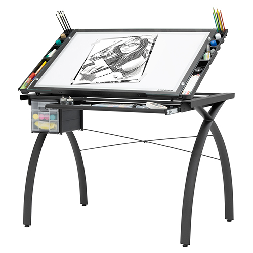Artograph Futura Light Table for Artists - Charcoal Black - 10062 ...