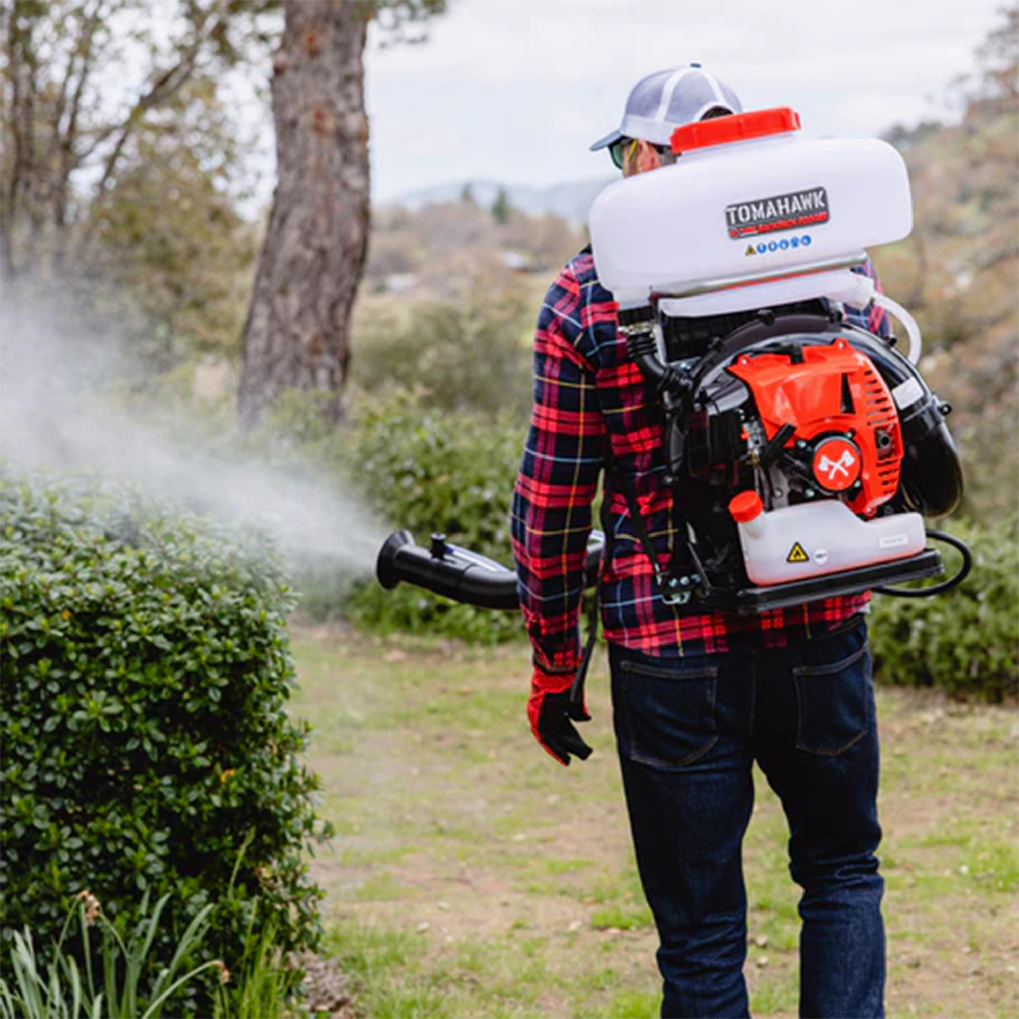 Tomahawk - 3.7 Gallon Turbo Boosted Backpack Fogger, Duster, Blower ...
