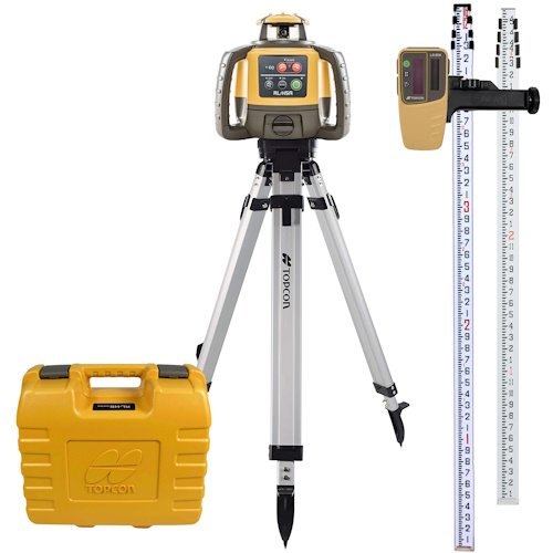 Topcon RL-H5A Self-Leveling Laser PS.RB Kit w/ LS-80X Receiver ...