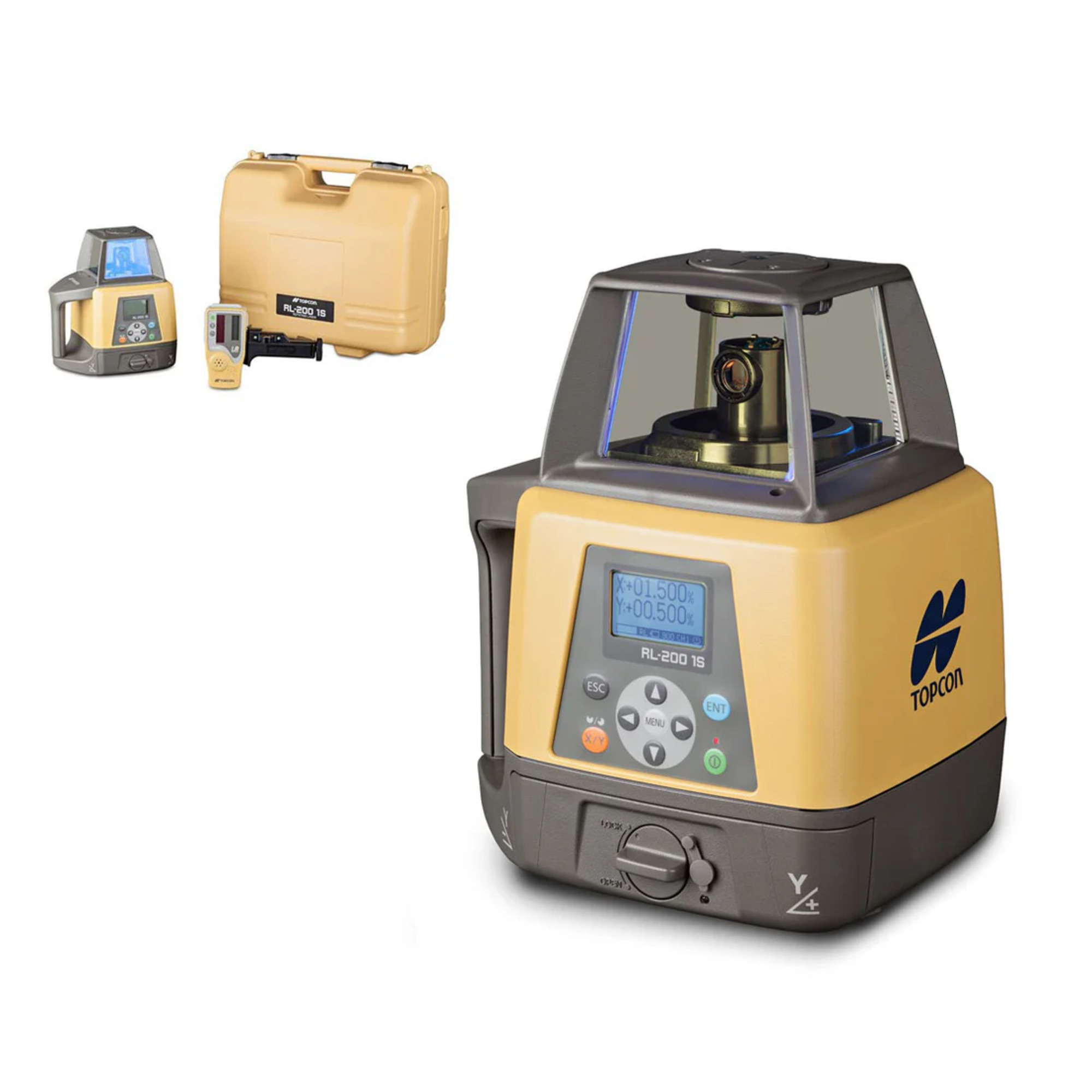 Topcon RL-200 1S Self-leveling Single Slope Laser w/ LS-80X Receiver ...