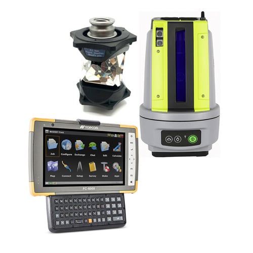 Topcon LN-50 3D Layout Navigator Kit with FC-6000A Field Computer & ATP2 360-Degree Prism ...