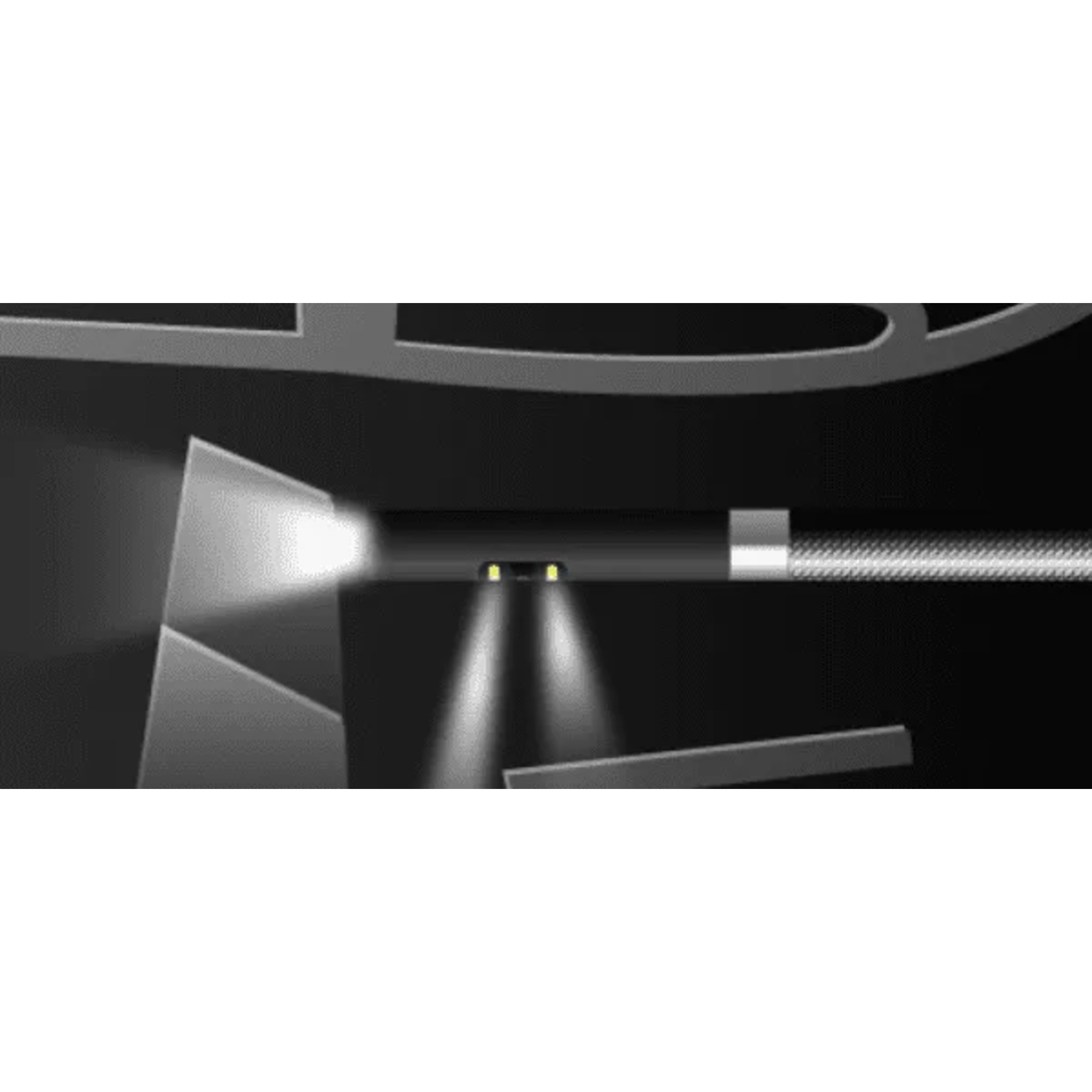 USA Borescopes 4mm HD Dual View Joystick Articulating Videoscope - (2 ...