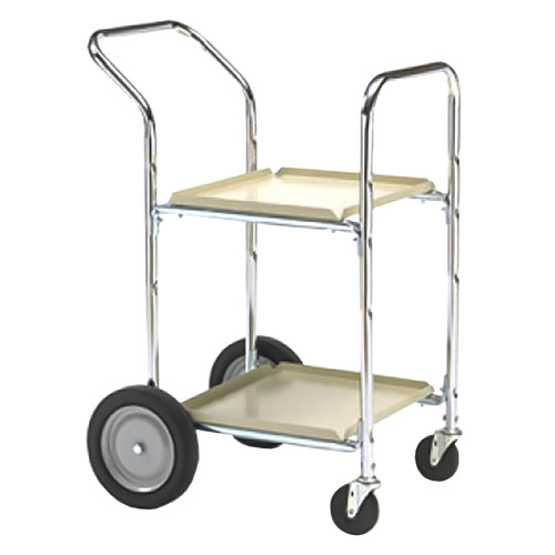 Charnstrom Two Shelf Compact Office and Mail Room Cart (M234 ...