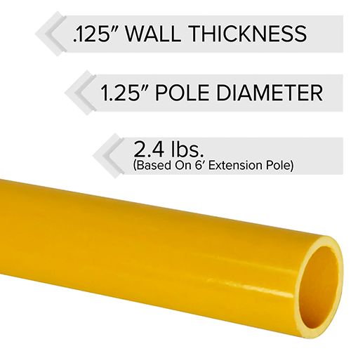 Jameson FG-Series Hollow Core Base Pole - (5 Sizes Available ...