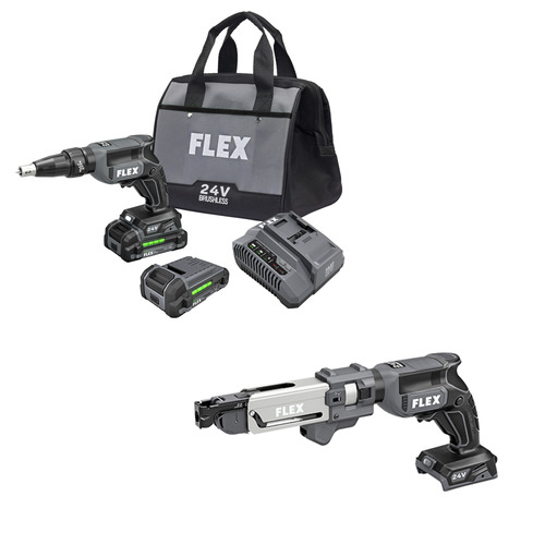 Flex Tools 24V Drywall Screw Gun - (2 Options Available) - EngineerSupply