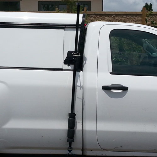 Outrigger 2 Three Piece GPS Pole Truck Mount - OUT-2B - EngineerSupply